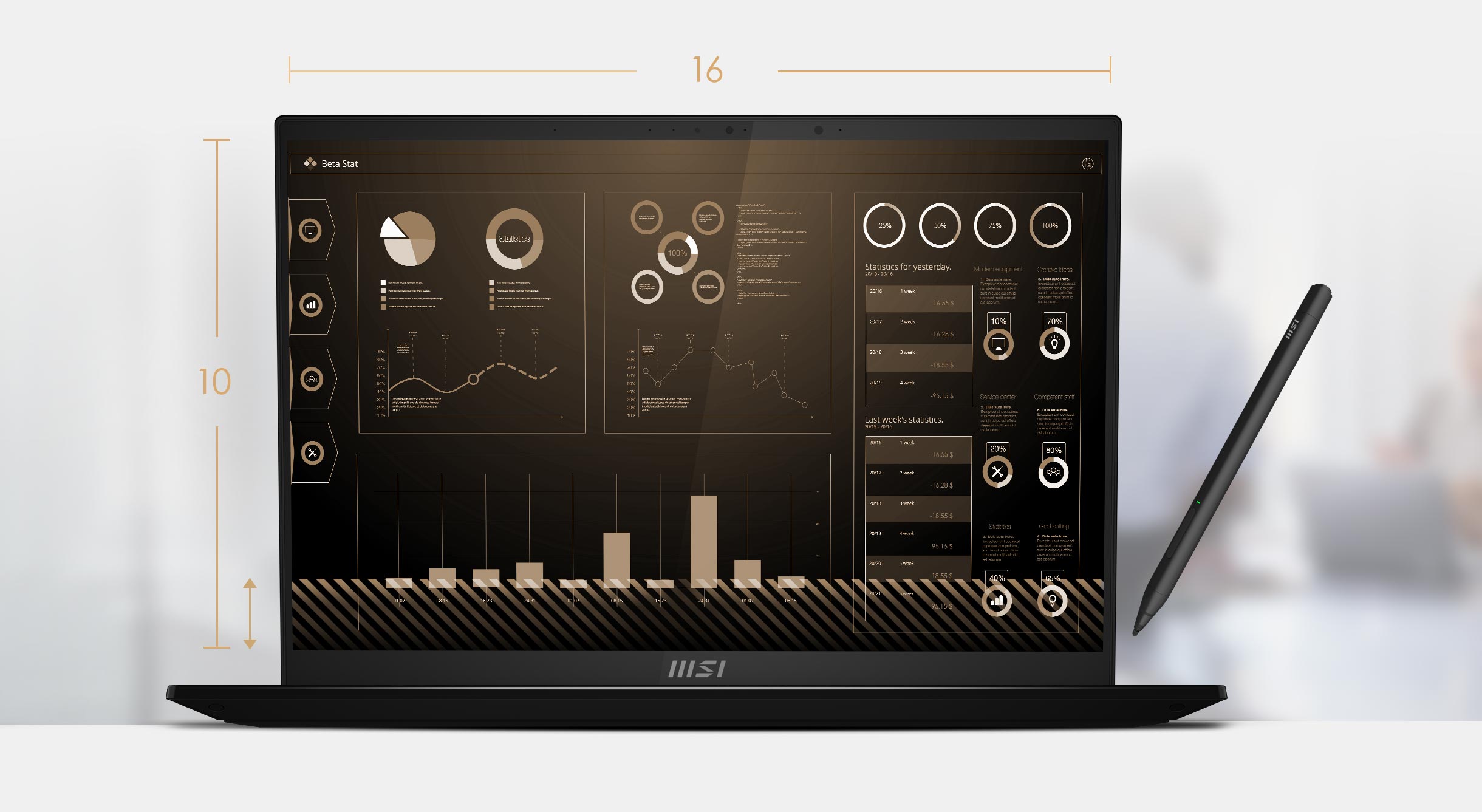 MSI Summit E16 Flip Evo A12X (Convertible/Tactile) • Mediazone Maroc