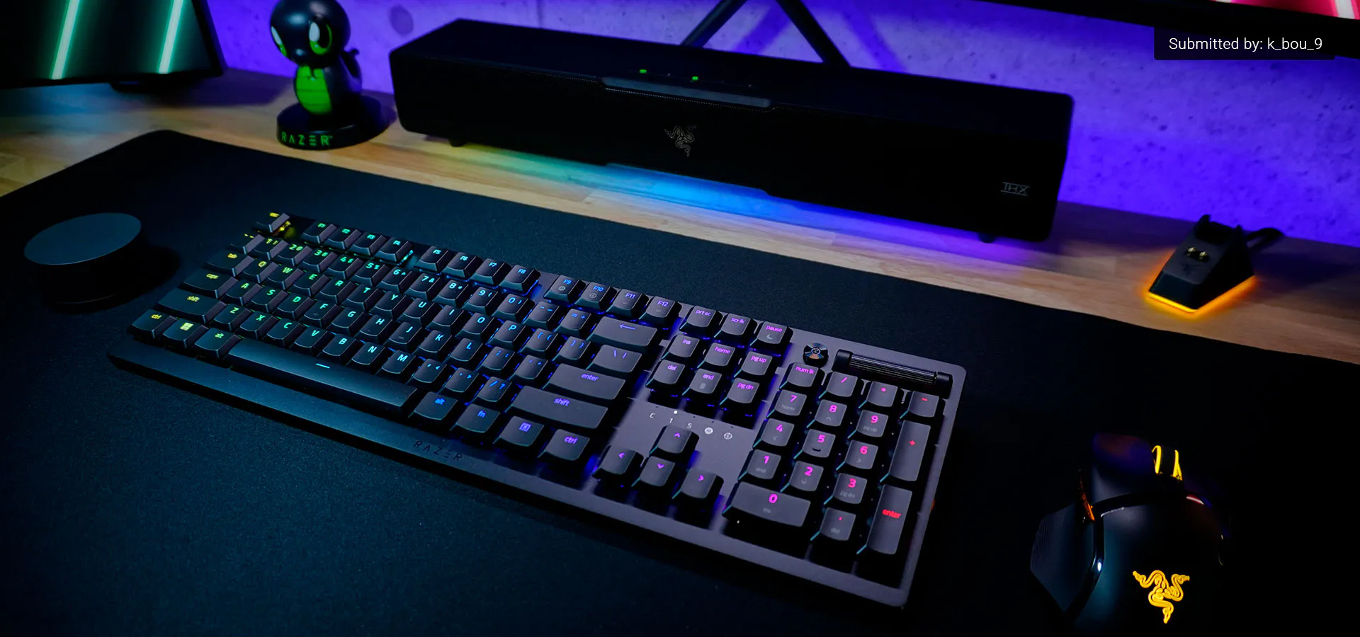 Clavier gaming sans fil ultra-mince Razer DeathStalker V2 Pro ...